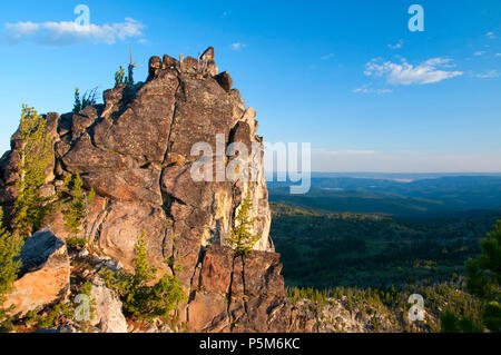 Ridgeline Monolith aus den Seen Lookout Trail, Elkhorn National Scenic ...