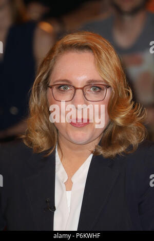 Markus Lanz Talkshow mit: Claudia Kade (Journalistin) Wo: Hamburg ...