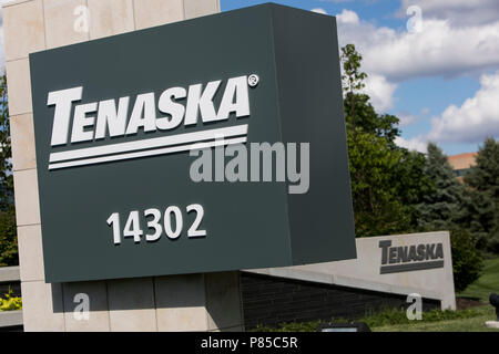 Ein logo Zeichen außerhalb des Hauptsitzes der Tenaska Energy, Inc ...