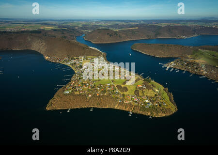 Die Halbinsel Scheid, Edersee See, Rehbach, Nationalpark Kellerwald ...