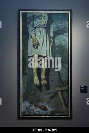 Tod des Judas Ischariot, Evangelium nach Matthäus Kapitel XXVII Verse 3 ...