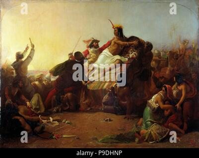 (Francisco) "Pizarro die Beschlagnahme der Inka in Peru' Millais frühe ...
