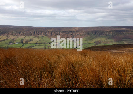Blick von Küste zu Küste Weg zu farndale von Blakey Moor, North York ...