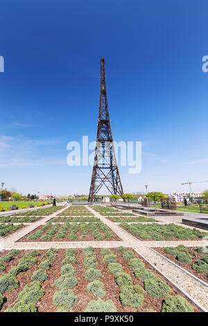 Holz- Radio Tower in Gleiwitz, Schlesien, Polen. Der Turm ist das ...