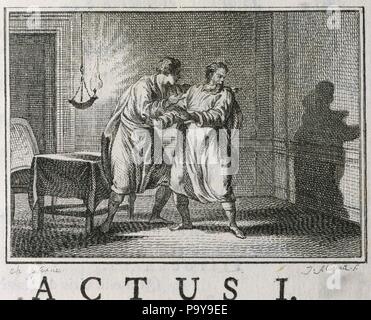 Titus Maccius Plautus (250-184). Lateinischer Dramatiker. Der Host ...