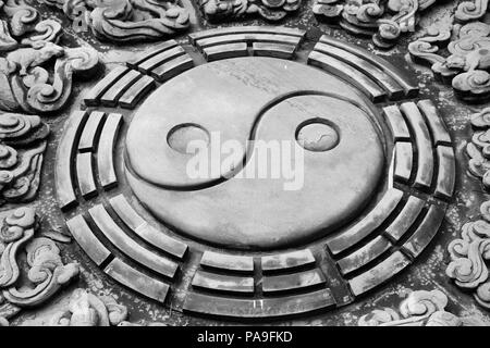 Symbol des Yin-Yang-Symbol. Taoismus, Buddhismus, Daoismus Religion ...