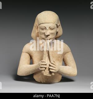 Kalkstein Flöte - Player. Kultur: Zypriotische. Abmessungen: H.10 cm ...