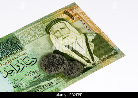 1 jordanische Dinar Bank Note. Jordanische Dinar ist die nationale ...