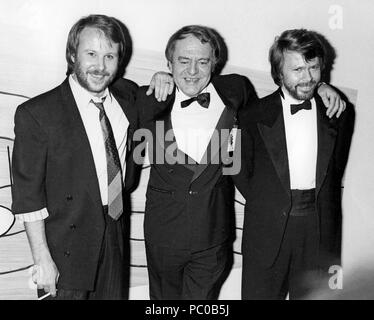 BENNY ANDERSSON mit Stikkan Andersson und Björn Ulvaeus Abba Mitglieder ...