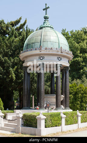 Wiedeń, Wien, Wien, Österreich, von Josef Hoffmann entworfenes Grabmal ...
