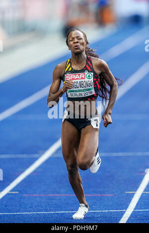 9. August 2018: Mbongo Cynthia Bolingo von Â Belgien beim 400 Meter ...