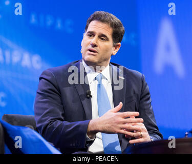 Ron Dermer, israelischer Botschafter in den Vereinigten Staaten, sprach ...