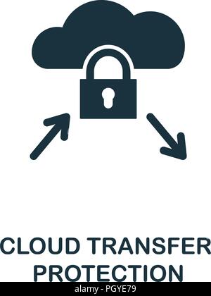 Datenschutz Symbol. Schwarzweiß-Design von Internet Security Sammlung ...