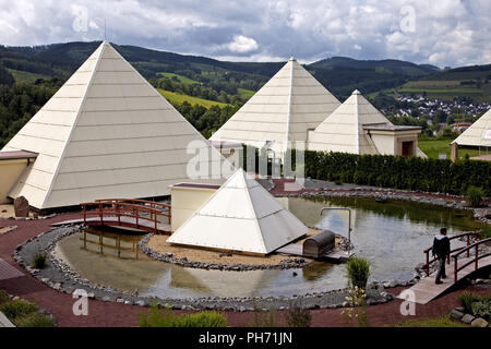 Sauerland-Pyramiden, Galileo Park, Lennestadt, Sauerland, Nordrhein-Westfalen, Deutschland ...