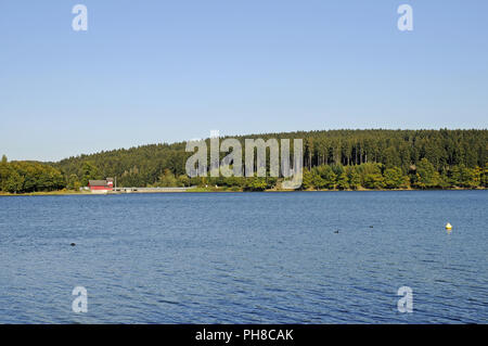 Brucher Talsperre Stausee, Marienheide, Bergisches Land, Nordrhein ...