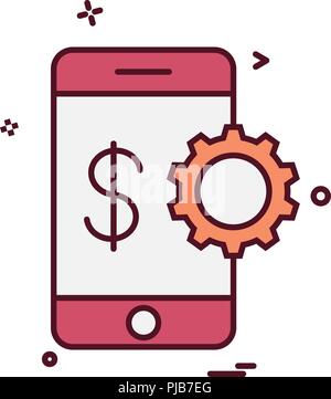 Kfz-werkstatt Icon Design Vektor Stock-Vektorgrafik - Alamy