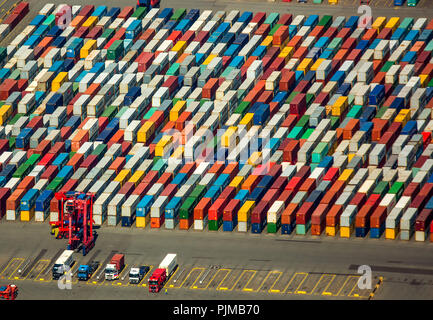 Gantry Gabelstapler, Container, Transporter, containerhafen Hamburg ...