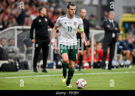 Aarhus, Dänemark. 09 Sep, 2018. Dänemark v Wales, Uefa Nationen Liga ...