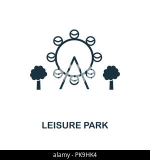 Schwarze Silhouette. Der Vergnügungspark. Cartoon Design. Achterbahn ...