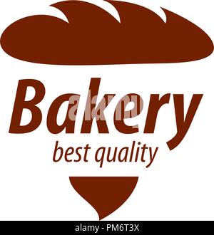 Bäckerei Abbildung mit Formen von Brot, Brötchen, Brot. Kann für Logo ...
