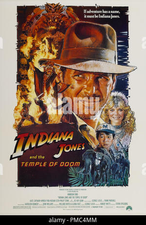 INDIANA JONES UND DER TEMPEL DES TODES (1984) HARRISON FORD, KE HUY ...