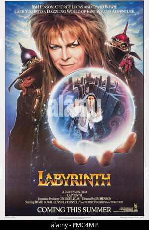 LABYRINTH-1986-Tri-Star-Film mit Jennifer Connelly Stockfotografie - Alamy