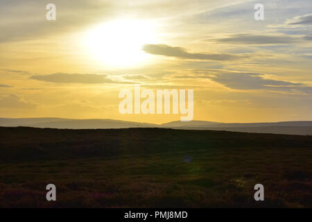 Blick von Danby Beacon von Don Watt in der North York Moors UK ...