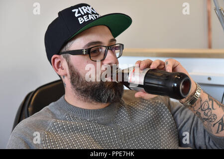 Der Berliner Rapper Sido (aka Paul Wuerdig) geöffnet sein Tattoo Studio ...