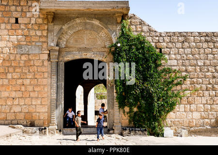 Yeziden Tempel, heiligste Heiligtum der yezidis in Lalish, Nord Irak ...