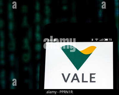 Vale SA, Brasilianische Metalle und Bergbau multinationales Unternehmen ...