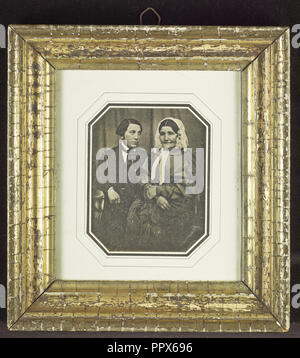 Carl Ferdinand Stelzner, young man with light vest, daguerreotype ...