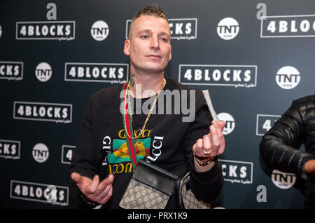 04 Oktober 2018, Berlin: Der rapper Gringo auf dem roten Teppich für ...