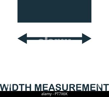 Das breite Messung Symbol. Lineal und Lineal, Maßstab-Symbol. Wohnung ...
