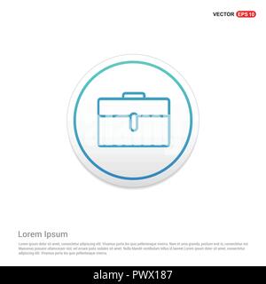 Aktenmappe Hexa weißen Hintergrund Symbol Vorlage - Gratis Vektor icon ...