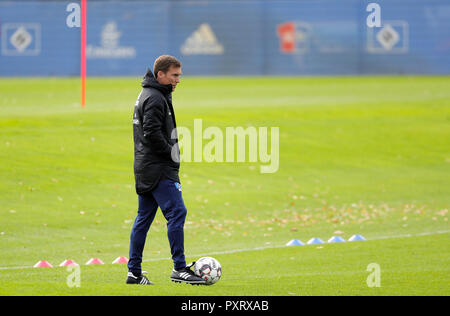 Hamburg, Deutschland. 24 Okt, 2018. 2. Fussball Bundesliga. Der neue HSV-Trainer, Hannes Wolf ...