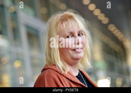 Sabine Städing im Oktober 2018 auf der Frankfurter Buchmesse ...