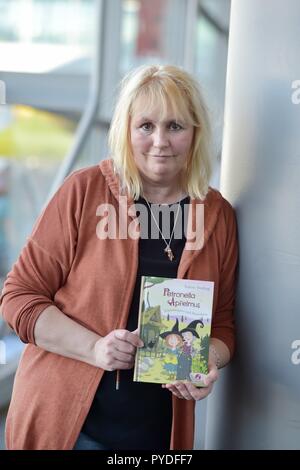 Sabine Städing im Oktober 2018 auf der Frankfurter Buchmesse ...