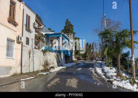 Straße in der Altstadt, Suchumi, Abchasien Stockfotografie - Alamy