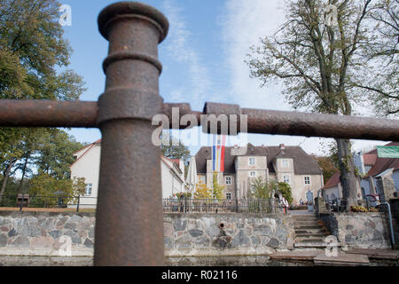 Mellenthin, Deutschland. 22 Okt, 2018. Auf der Insel Usedom die kleinen ...