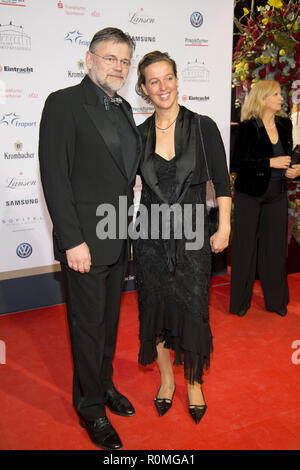 Steffi Nerius; ehemaliger Speerwerfer, mit Frank Arentz, roter Teppich, Red Carpet Show, 37 ...