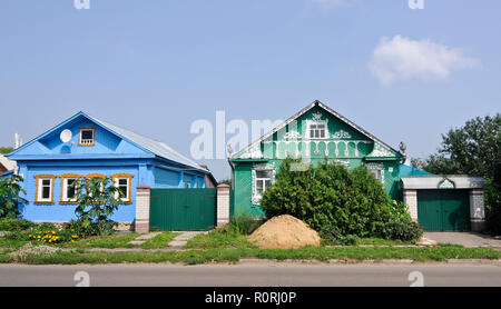 Traditionelle Datscha (Russische Country House). Wladimir, Russland ...