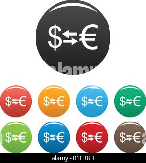 Symbolsammlung für Austauschlinien. Swap, Tauschen, Handel ...