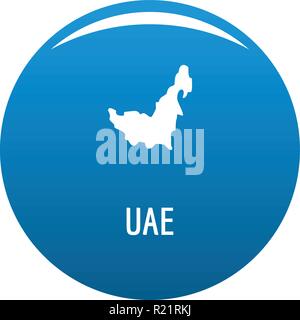 Vae Karte in Schwarz. Einfache Abbildung von UAE Karte Vektor auf ...