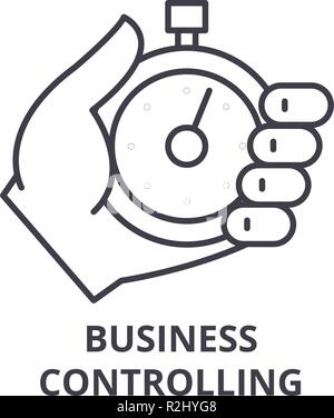 Business Controlling Symbol Leitung Konzept. Business Controlling ...