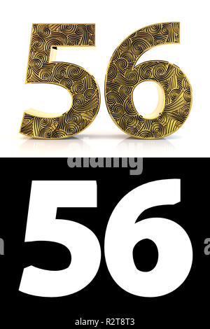 Happy Birthday sechsundfünfzig 56 Jahre Spaß Feier Geburtstag Grußkarte ...