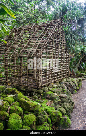 Hawaiian Native Village House Stockfotografie - Alamy
