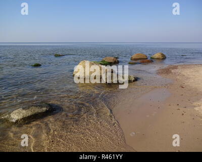 Polen, Insel Wollin, Misdroy, Strandszene, um West-Pommern, Badeort ...