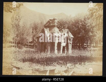 Pandrethantempel in Srinagar, Kaschmir. Versteckt in der Nähe der ...