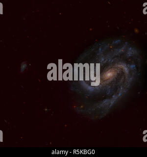 NGC-201 ist eine vergitterte Spiralgalaxie ähnlich unserer eigenen ...