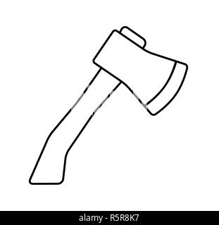 Cartoon Axt, Beil silhouette Vektor symbol Icon Design Stockfotografie ...